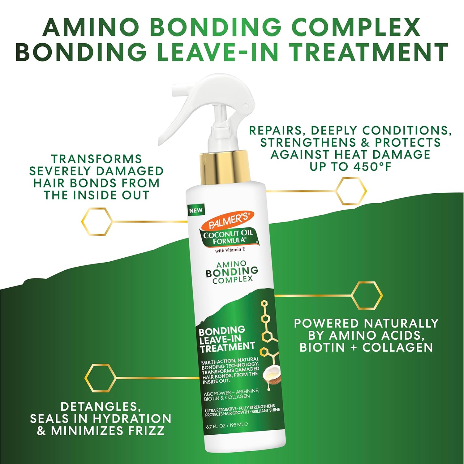 Discover Stronger & Healthier Hair with Palmer’s Amino Bonding Treatments.